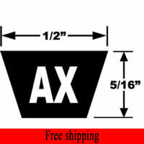 Quality 1/2" Wide 67"Long Length Rubber V Belt AX65 Width .500"VBelt ...
