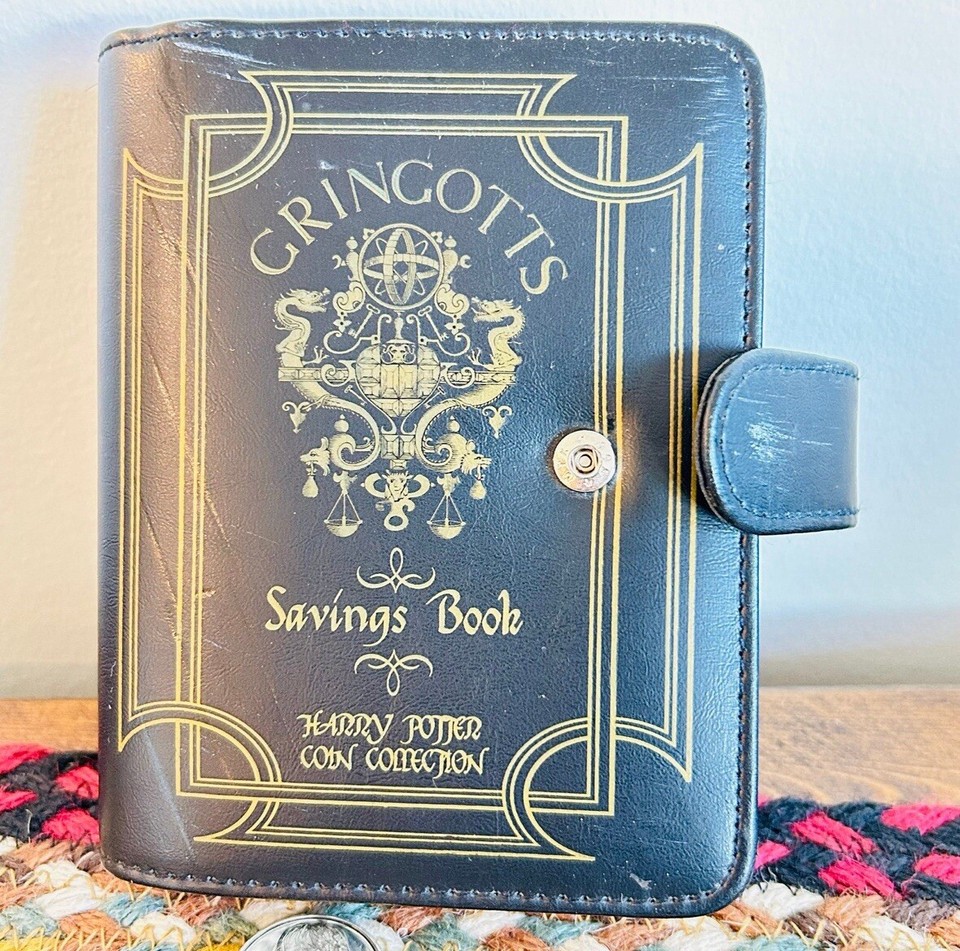 Gringotts Savings Book Harry Potter Coin Collection - COMPLETE | eBay