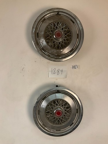 QTY 2 1975-80 FORD MAVERICK GRANADA MERCURY MONARCH 14" WHEEL COVER ...