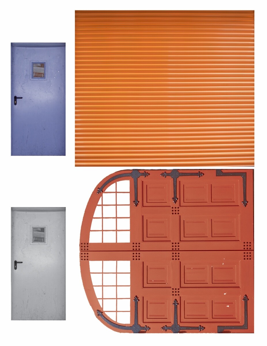 Waterproof G Scale Doors and Windows Model Train Scenery Sheets - 5 ...