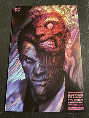 Batman One Bad Day TWO-FACE 1 🔥2022 ARTGERM 1:25 VARIANT🔥DC Comics🔥NM ...