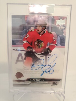 2023-24 Upper Deck Clear Cut - Rookies David Gust #CC-GU (AU, RC) | eBay