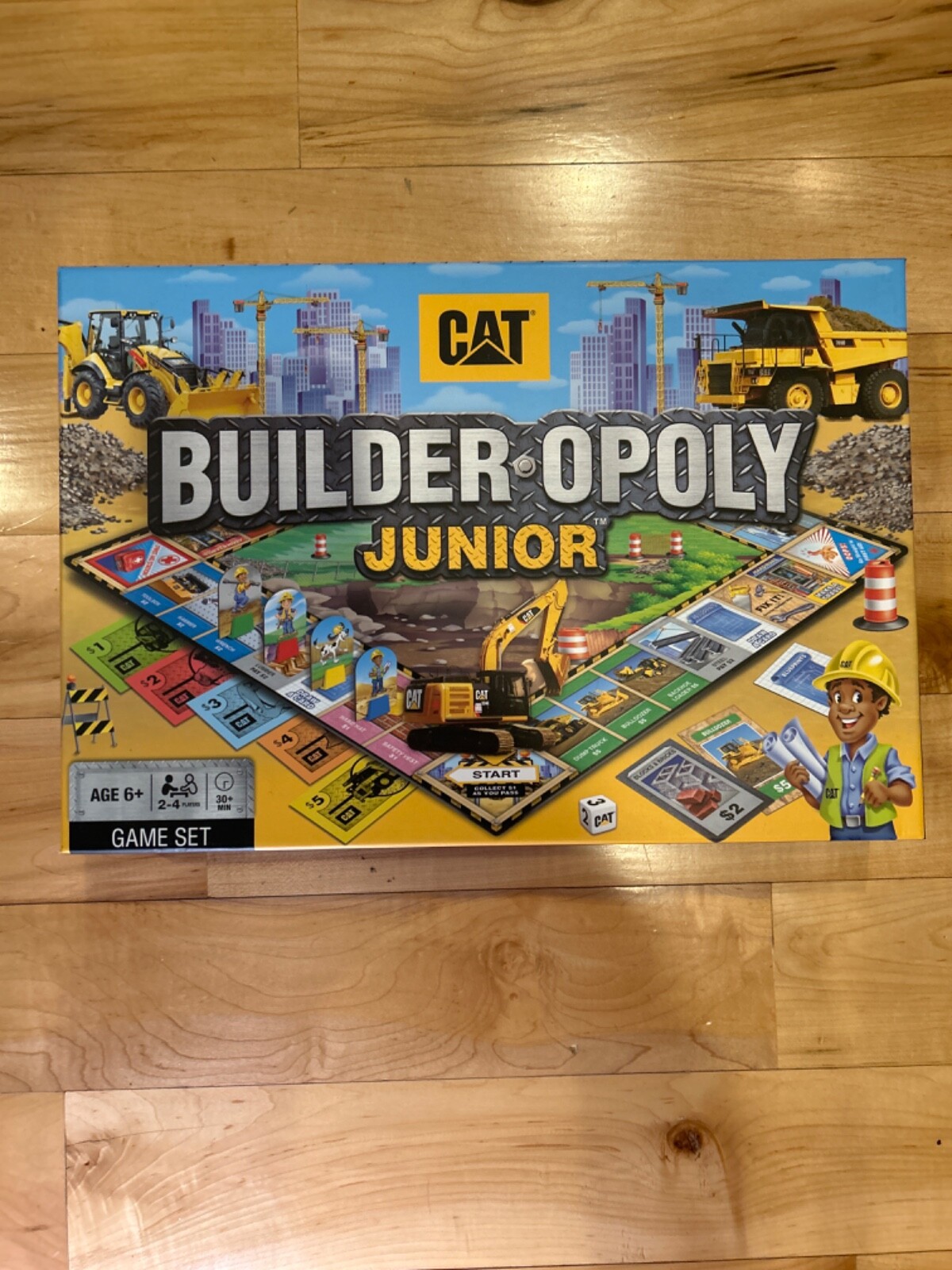 Builder-Opoly Junior Monopoly Board Game Sealed Cat Construction ...