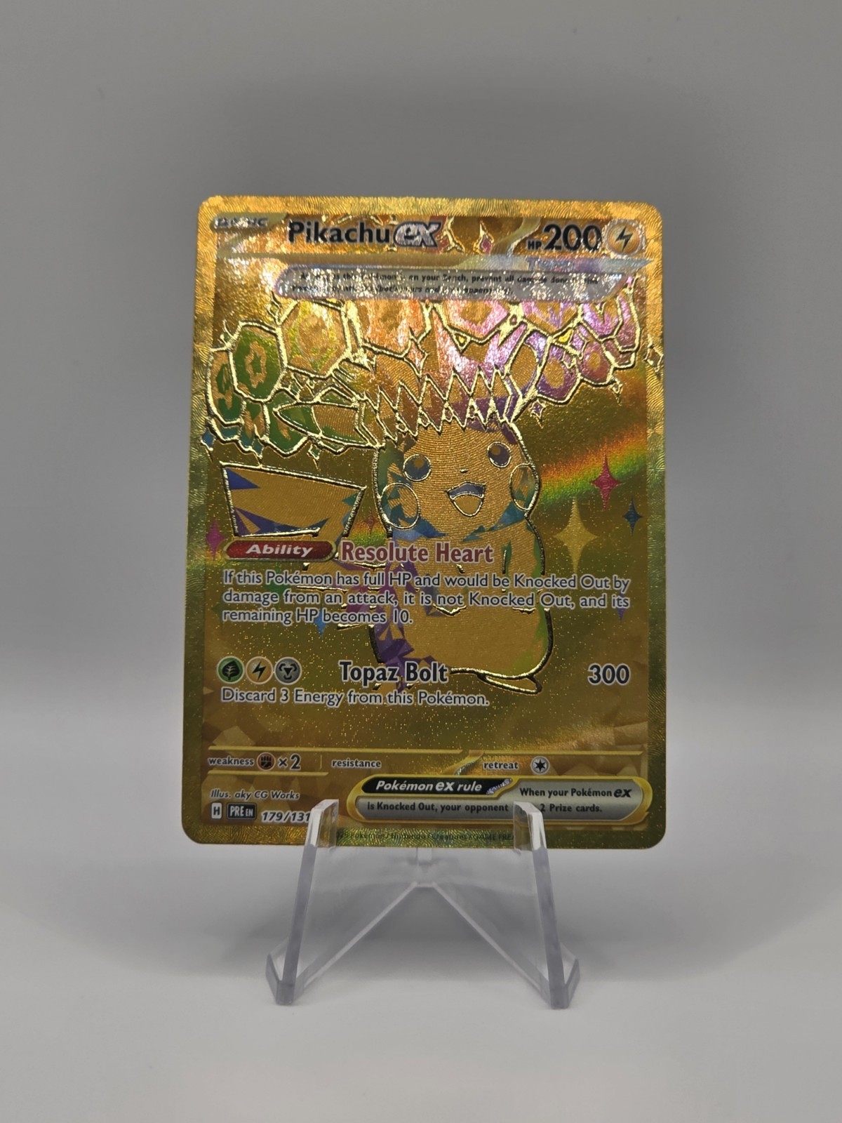 Pikachu ex 179 Current Market Value | Prismatic Evolutions