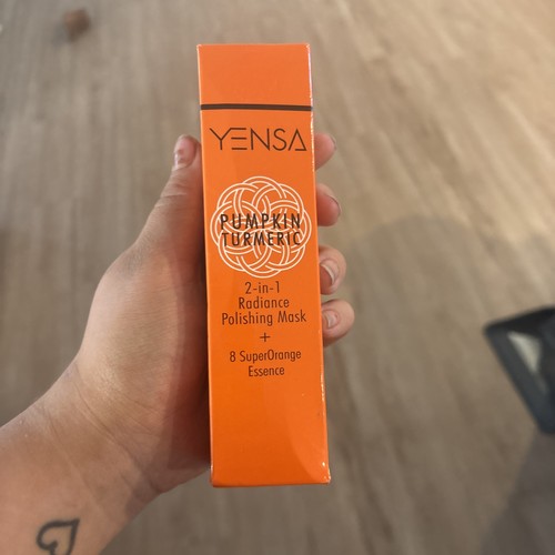 YENSA * Pumpkin Turmeric 2-in-1 Radiance Polishing Mask * Full Size 2 ...