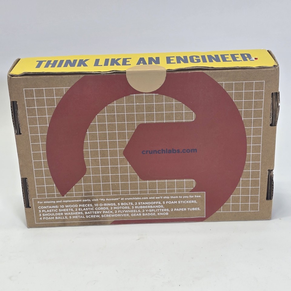 Crunch Labs By Mark Rober Disc Launcher Think Like An Engineer New | eBay