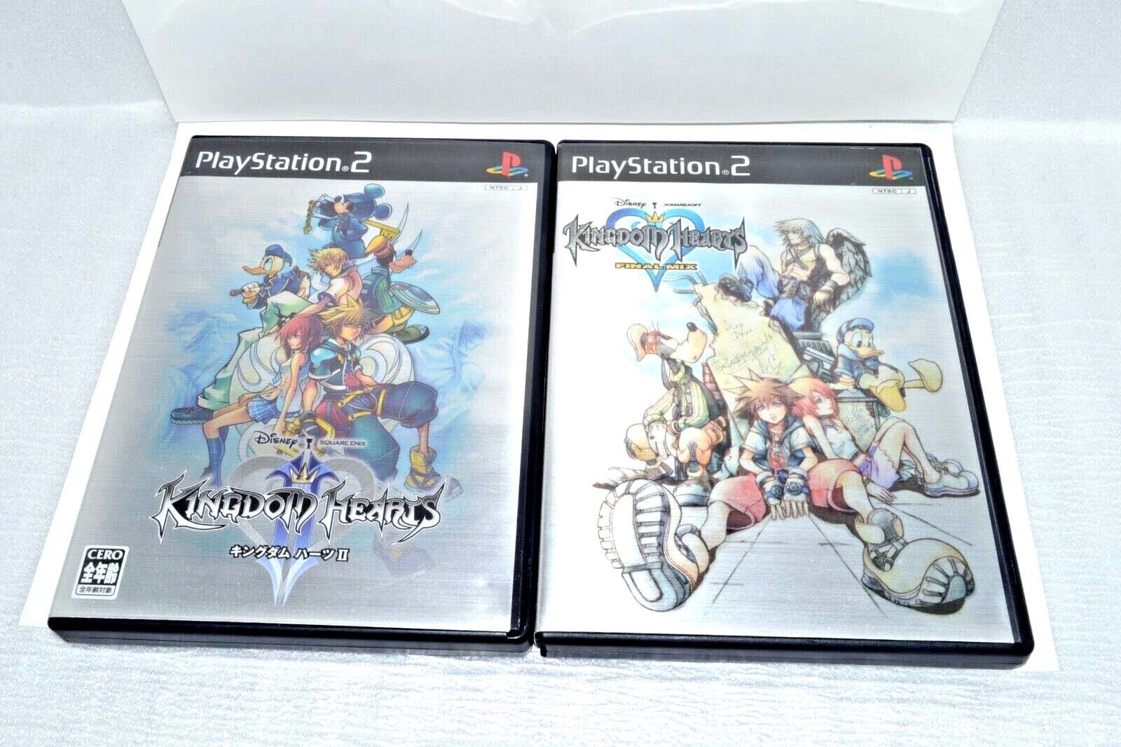Kingdom Hearts II & Final Mix PS2 SET of 2 games SONY PlayStation 2 ...