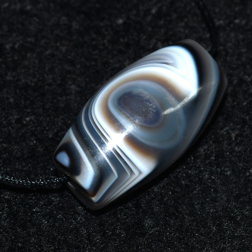 Ancient Bactrian Margiana Banded Agate Bead with Eye Circa 2500 to 2250 ...