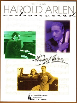 Harold Arlen Rediscovered - Piano-Vocal-Guitar Music Songbook(Sheet ...