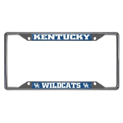 NCAA Team Kentucky Wildcats Chrome Auto License Plate Frame- 1PC | eBay