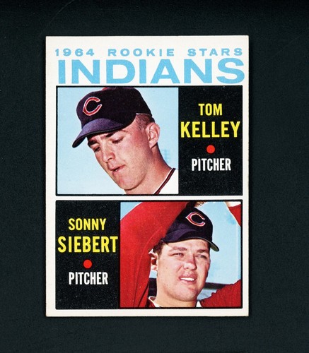1964 Topps Cleveland Indians Rookie Stars (Tom Kelly, Sonny Siebert ...