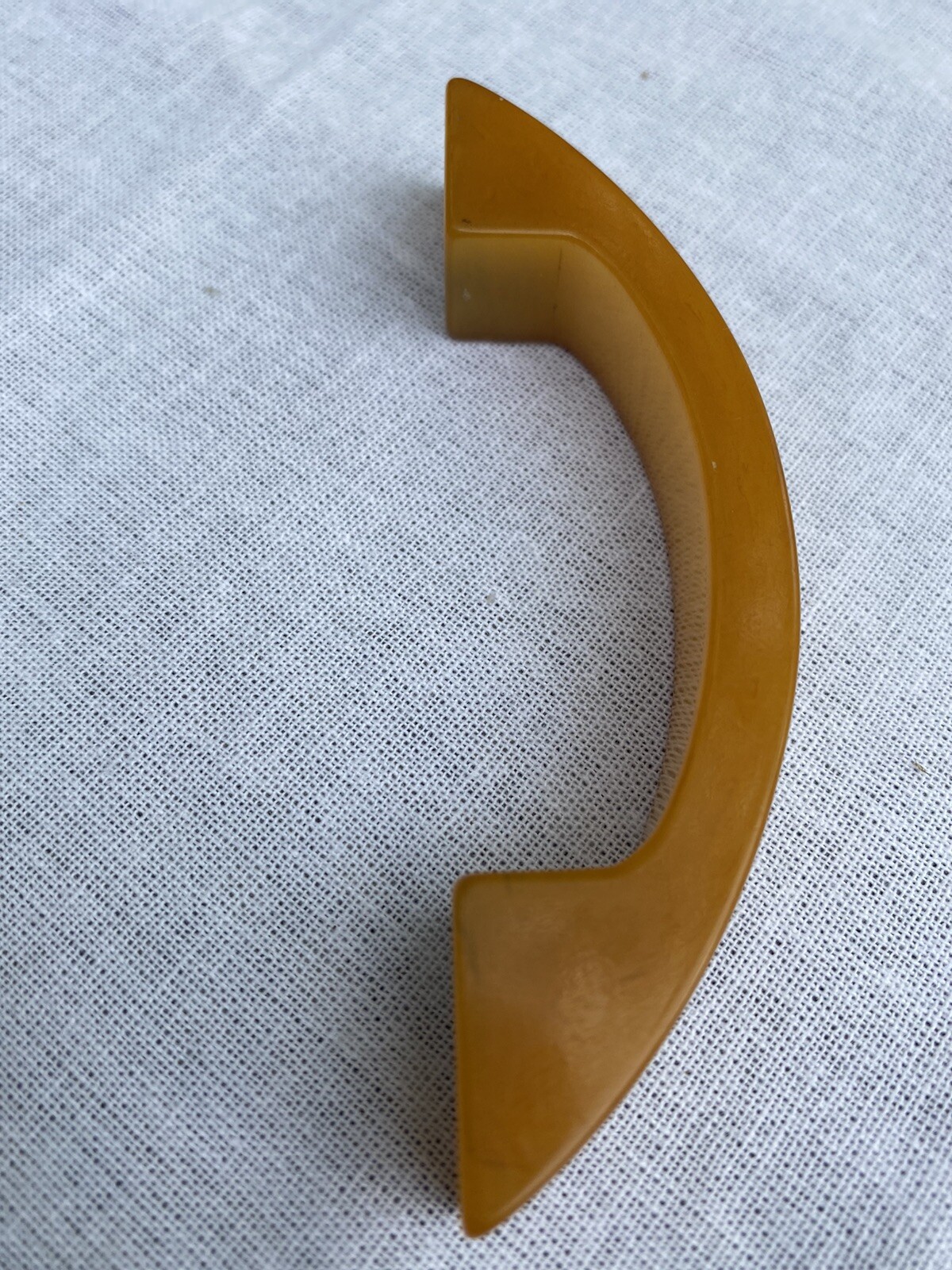 1 ORIGINAL GAROD CATALIN BAKELITE PEAKTOP RADIO HANDLE AMBER ART DECO ...