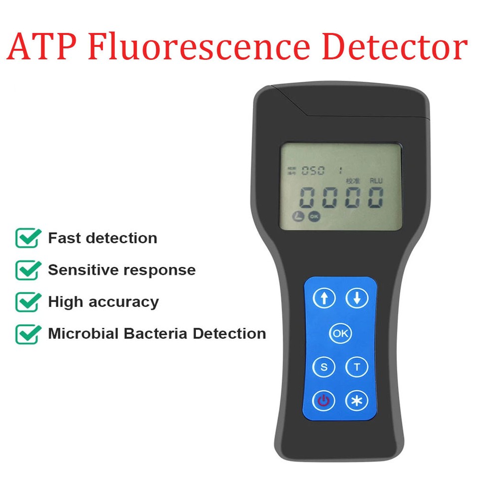 Bacteria Detector Meter ATP Fluorescence Tester Rapid luminometer With ...