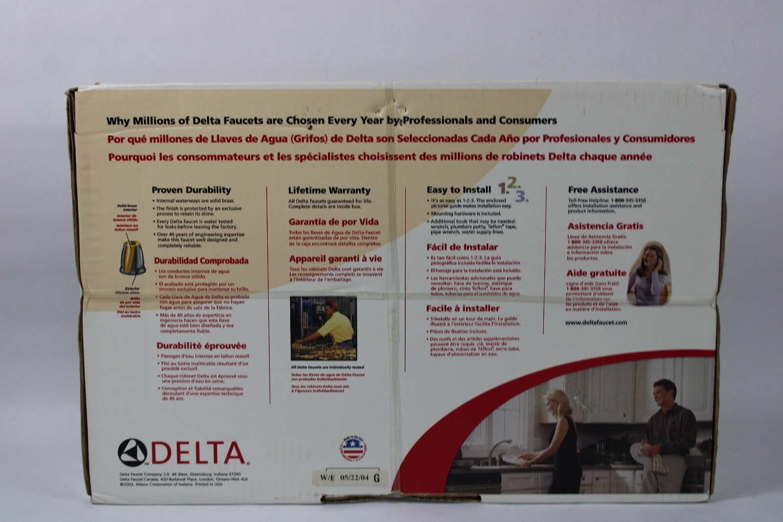 Delta Bellini Single Handle Kitchen Faucet With Spray Soap Dispenser ...