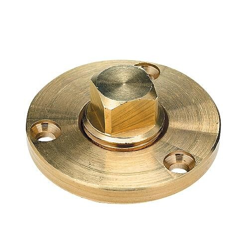 Cast Bronze Garboard Transom Drain Plug Kit - 2 inch OD - 1 Inch hole ...