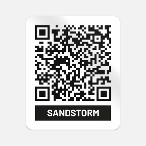 | Scan Me | Sandstorm QR Code Sticker Vinyl Car Bumper | eBay