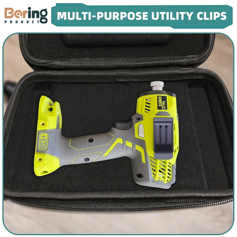 Extra Large Matte Black Attachable Pocket Clip - for Smartphones ...