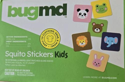 Bug MD Squito Stickers KIDS. 3 pack (72 stickers each pack) | eBay