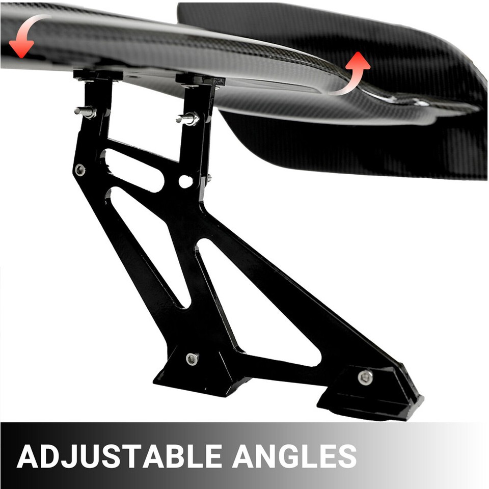 57" Adjustable Carbon Fiber GT Style Trunk Spoiler Wing For Toyota ...