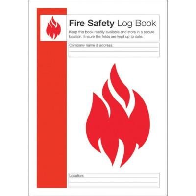 A4 Workplace Fire Safety Log Book record 64 drills & complete fire ...
