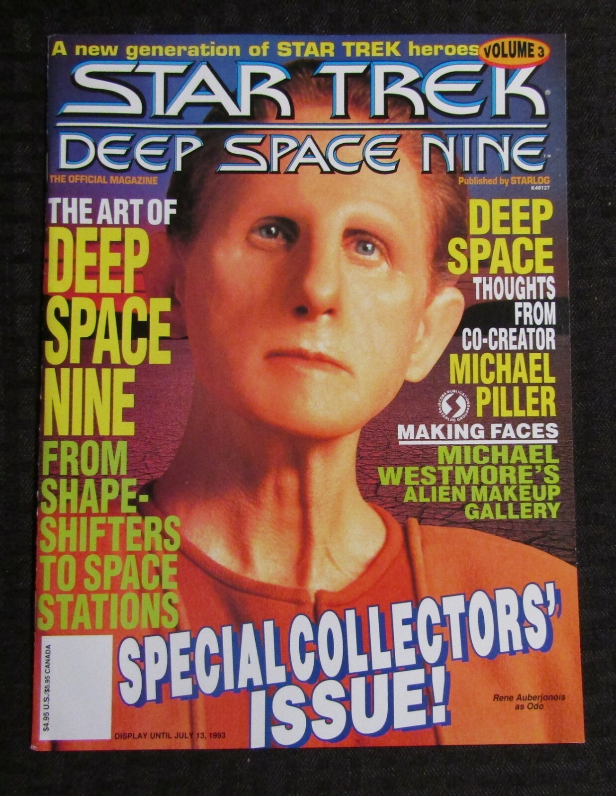 1993 DEEP SPACE NINE Magazine #3 FVF 7.0 Star Trek / Michael Piller | eBay