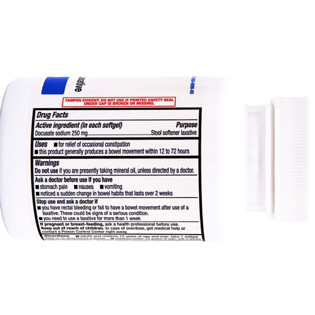 Major Extra Strength Docusate Sodium 250 mg - 100 Softgels | Colace Exp ...
