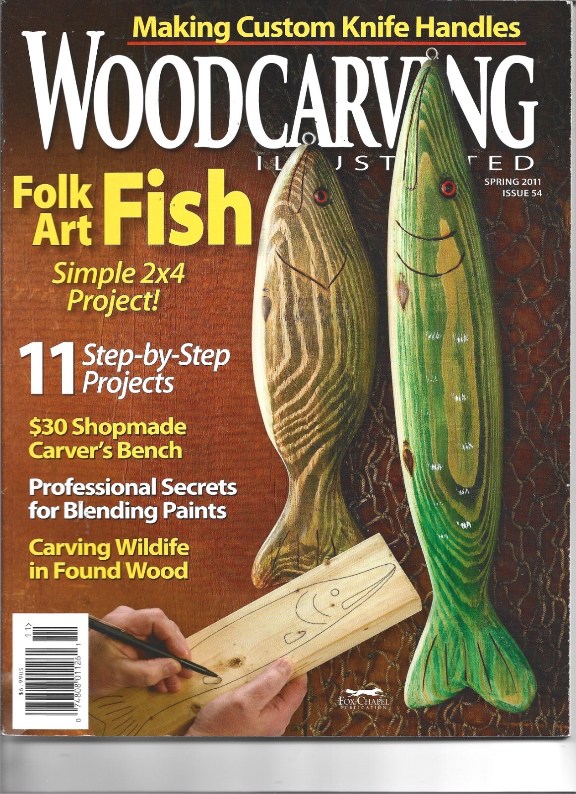 Woodcarving Illustrated Magazine Spring2011 11 Step-by-Step Projects ...
