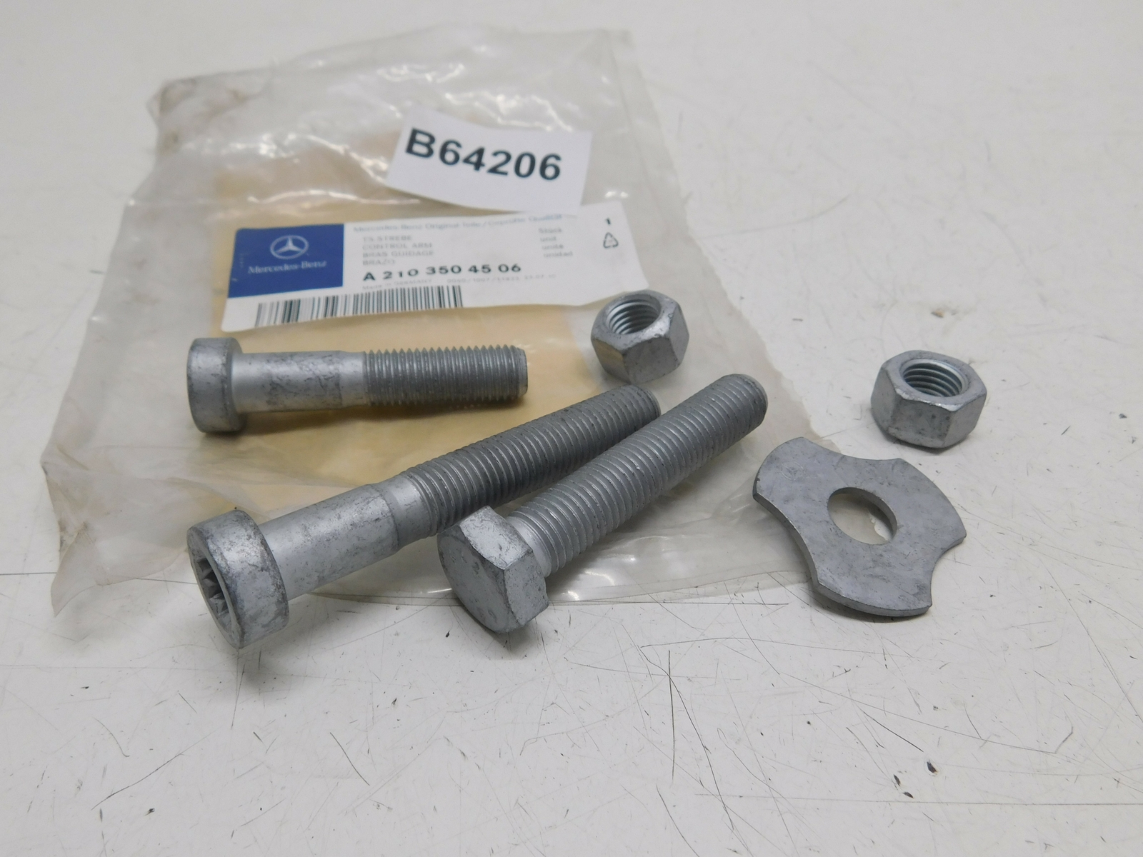 MERCEDES-BENZ E W210 REAR AXLE CONTROL ARM REPAIR KIT A2103504506 for ...