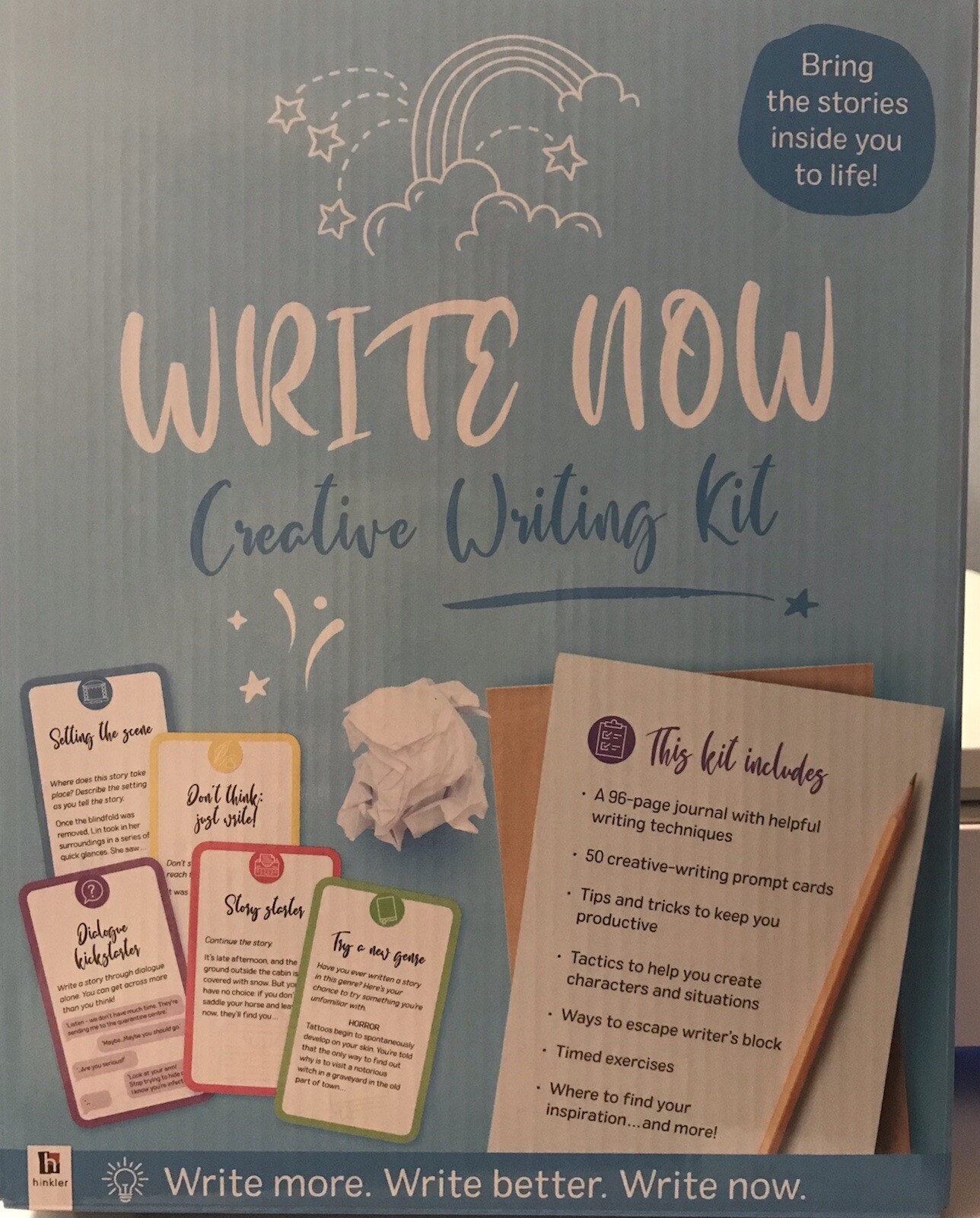 Write+Now+Creative+Writing+Kit+Hinkler+2019+Awesome for sale online | eBay