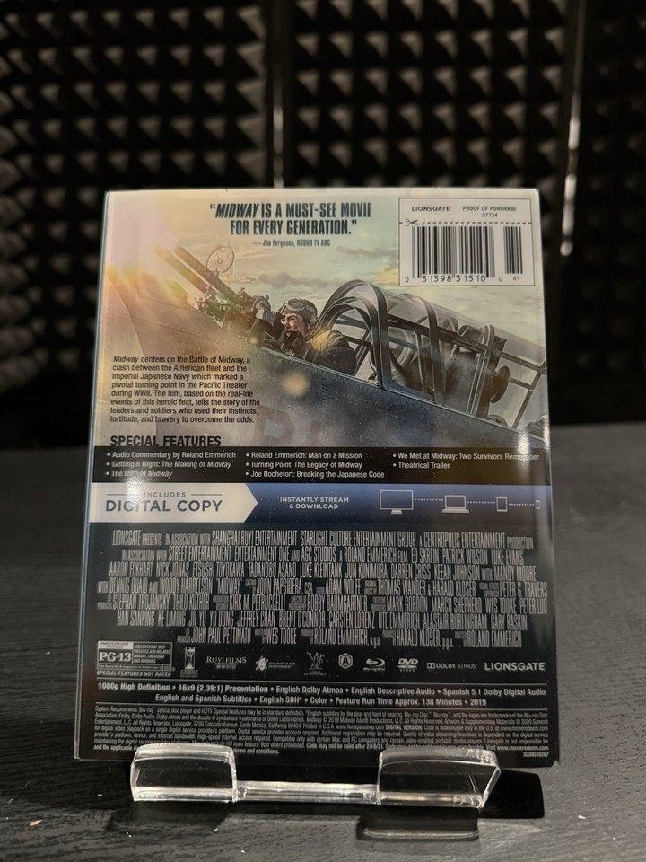 Midway Steelbook Blu-ray DVD War Movie 2019 Target Exclusive | eBay