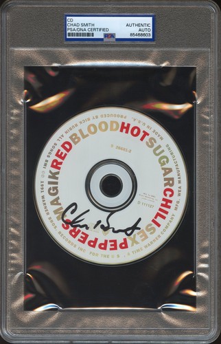 Chad Smith Signed Autographed CD "Blood Sugar Sex Magik" PSA/DNA ...