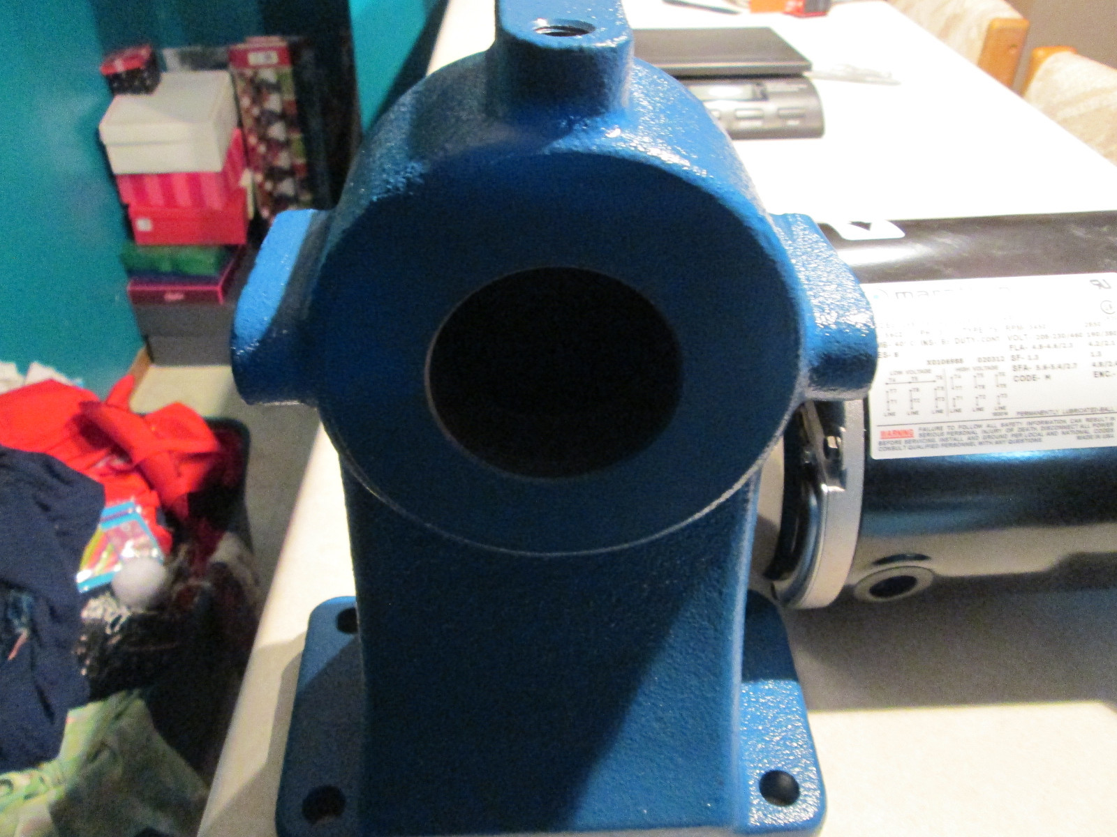 NEW SCOT PUMP 3022K201 MOTOR PUMP 16 SF W/ MARATHON MOTOR. 1.5 HP. 3450 ...