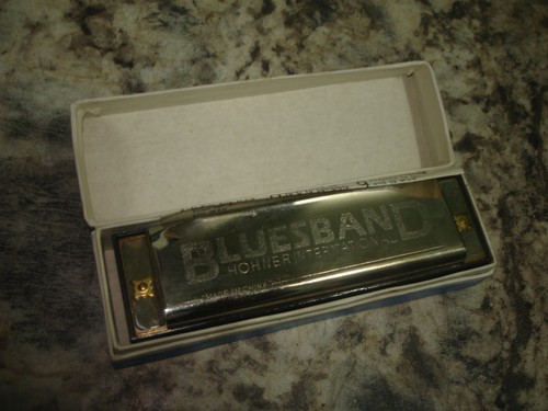 Honer International Blues Band Harmonica wind musical instrument in box ...