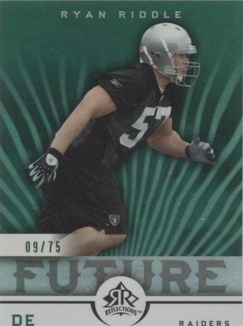2005 Upper Deck Reflections - Future Ryan Riddle #140 Green /75 (RC ...