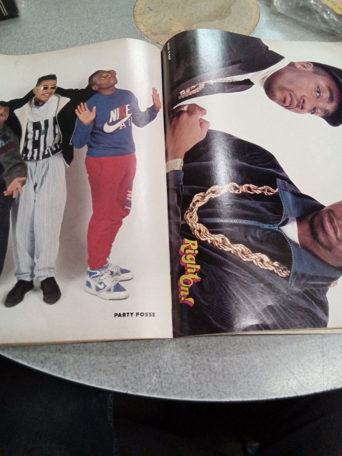 Vintage Right On Magazine November 1989 Featuring Heavy D. , LL COOL J ...