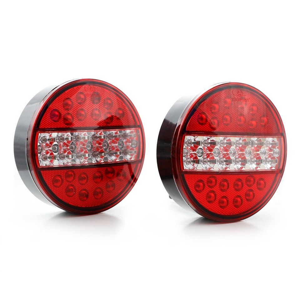 4x 24V LED Rear Tail Lights Lamps for Truck Lorry FORD RENAULT SCANIA ...