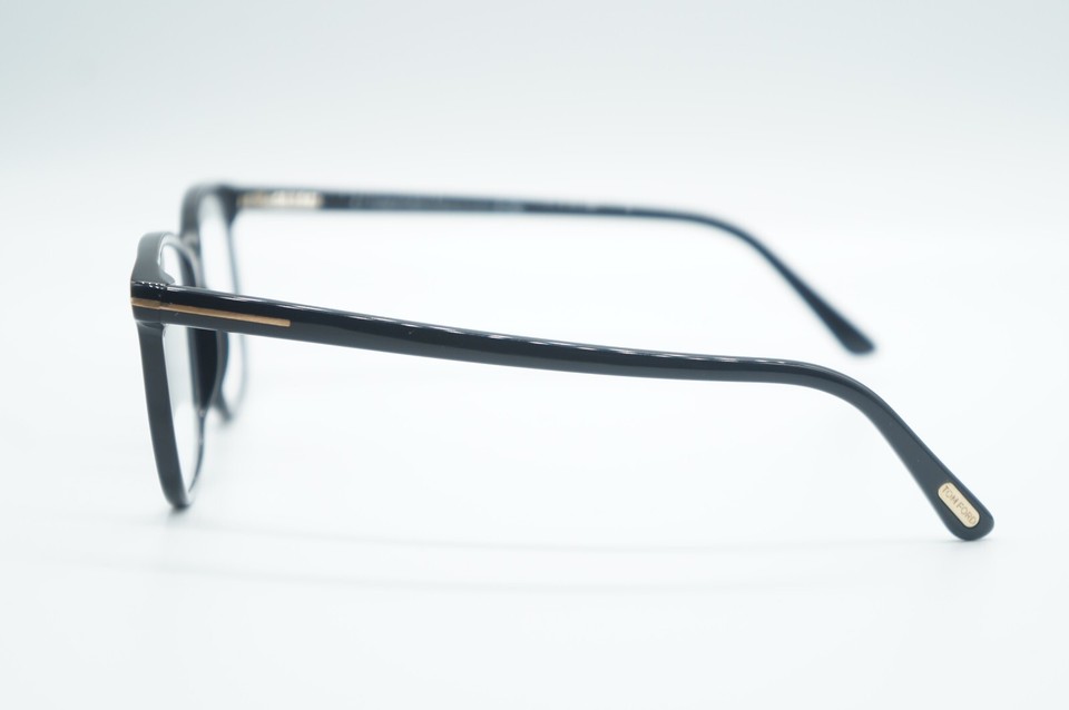 NEW TOM FORD TF 5842-B ECO 001 SHINY BLACK AUTHENTIC EYEGLASSES FRAMES ...