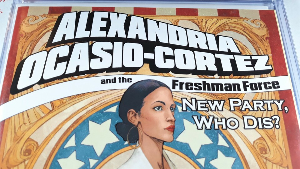 🔴🔥 ALEXANDRIA OCASIO CORTEZ #1 GALAXY OF COMICS VARIANT AOC NYC New ...