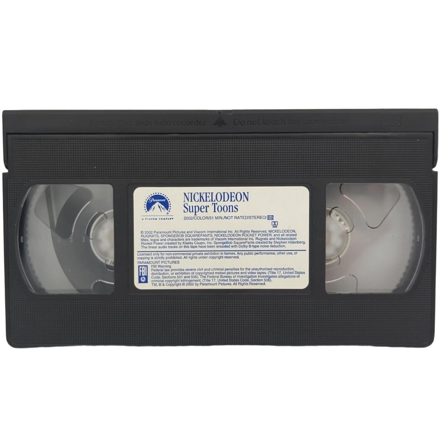 Nickelodeon Super Toons VHS Tape 2002 4 Tales Rugrats