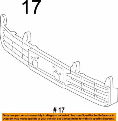 53112-60110 Toyota Grille, radiator, lower no.1 5311260110, New Genuine ...