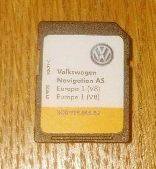 Volkswagen 5NA 919 866 BG Europe Navigation SD Card for sale online | eBay