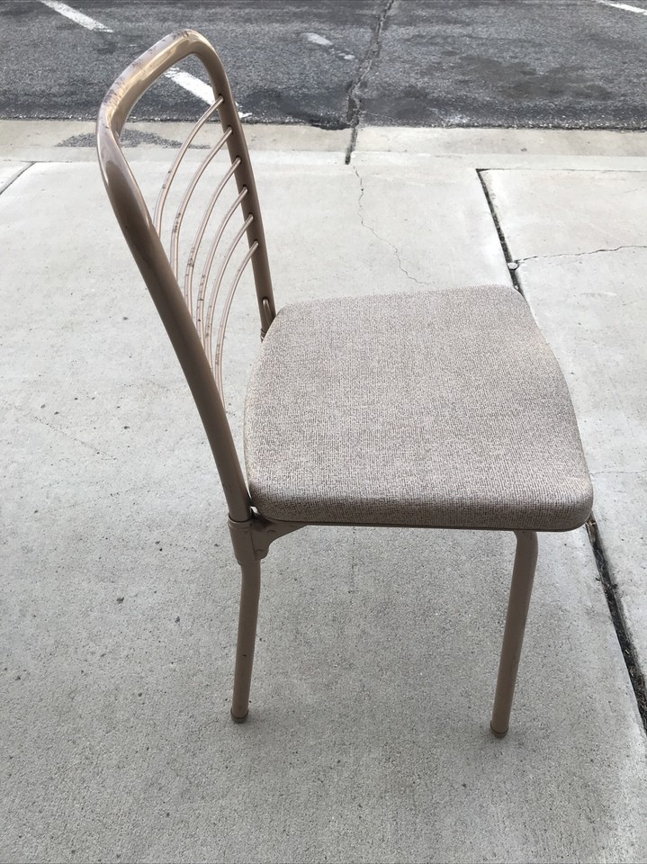 2 Vintage Hamilton Cosco “Fashionfold” Gate Leg Folding Chairs MCM ...