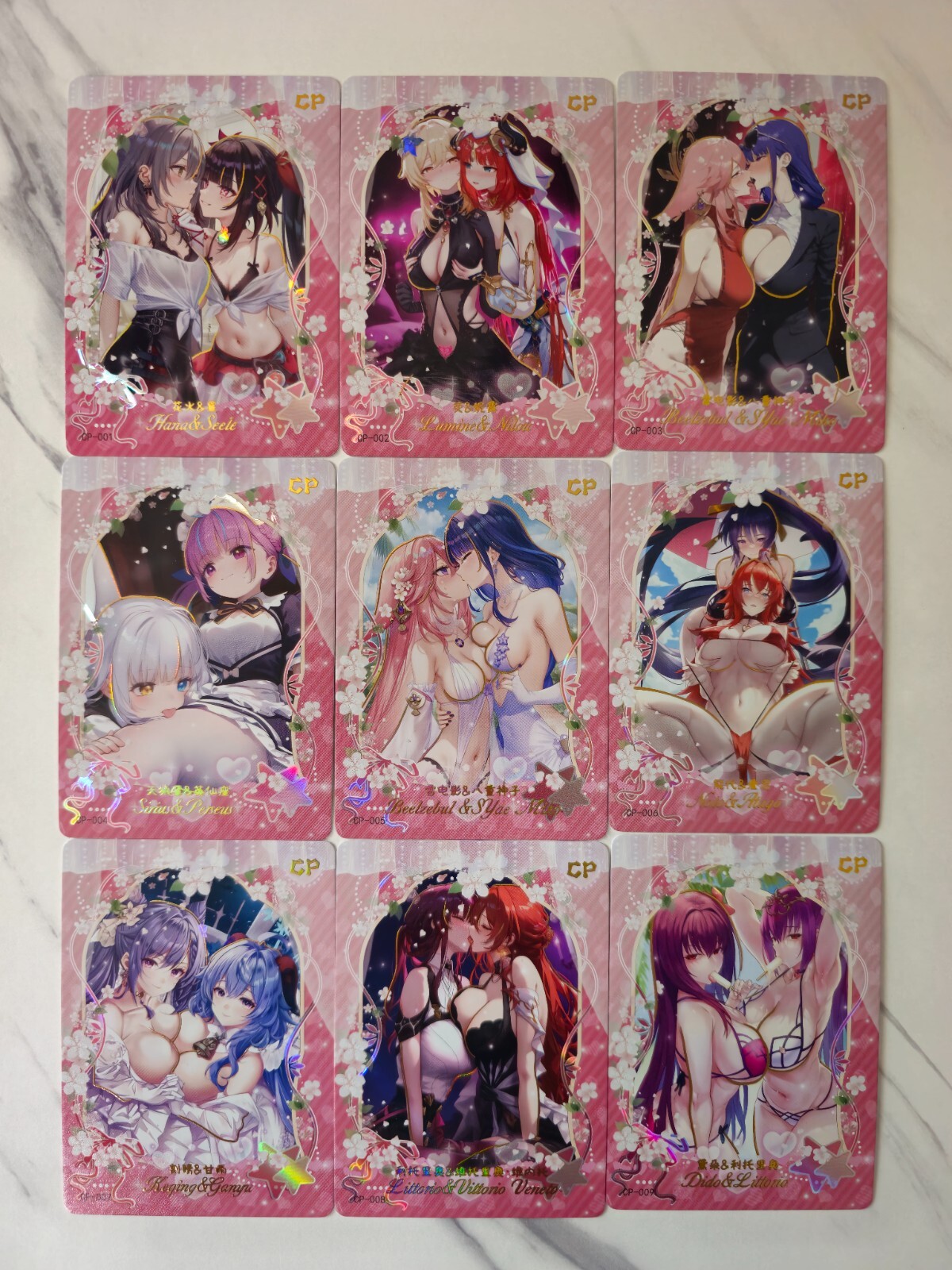 Senpai Goddess Haven 6 - Waifu Trading Card - Complete CP Card lot - 9 Cards! | eBay