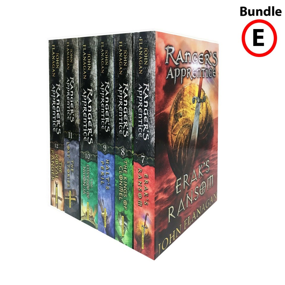 Rangers Apprentice Series collection John Flanagan Books Set Fantasy ...
