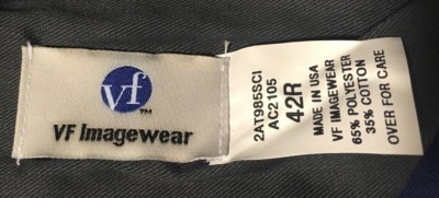 NEW WITH TAGS VF IMAGEWEAR 42 REG DARK BLUE UNIFORM WORK SLACKS PANTS ...