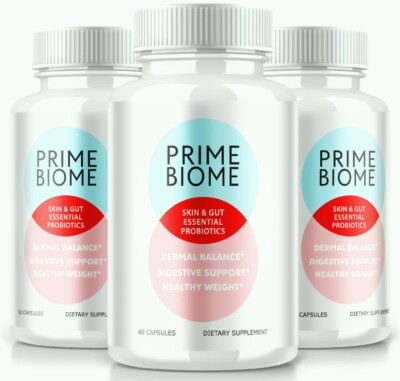 (3 Pack) Prime Biome Gut Health Pills Support Digestive Wellness & Skin ...