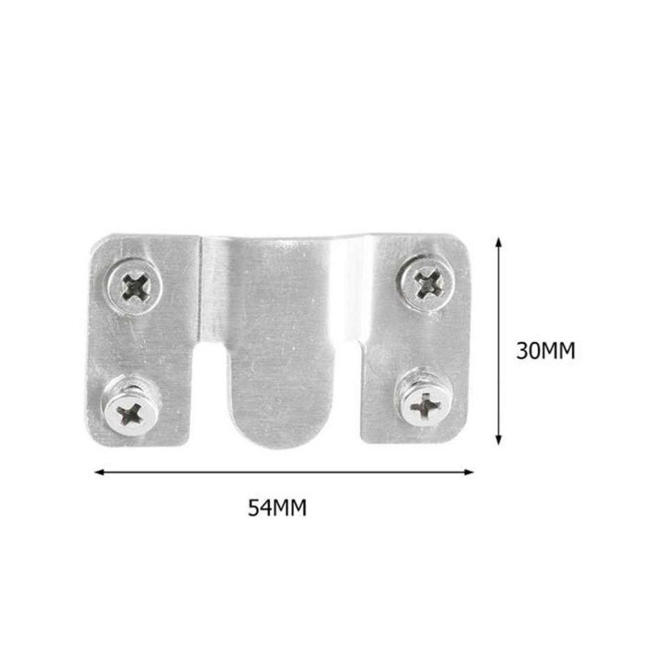 10 Pcs Stainless Steel Photo Frame Set Picture Bracket Brackets Hanger ...