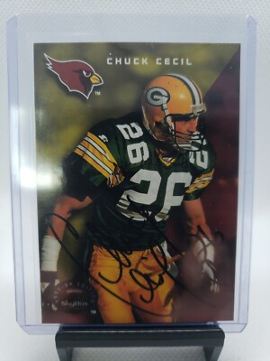 1993 Skybox Premium Chuck Cecil On Card Autograph #138 | eBay