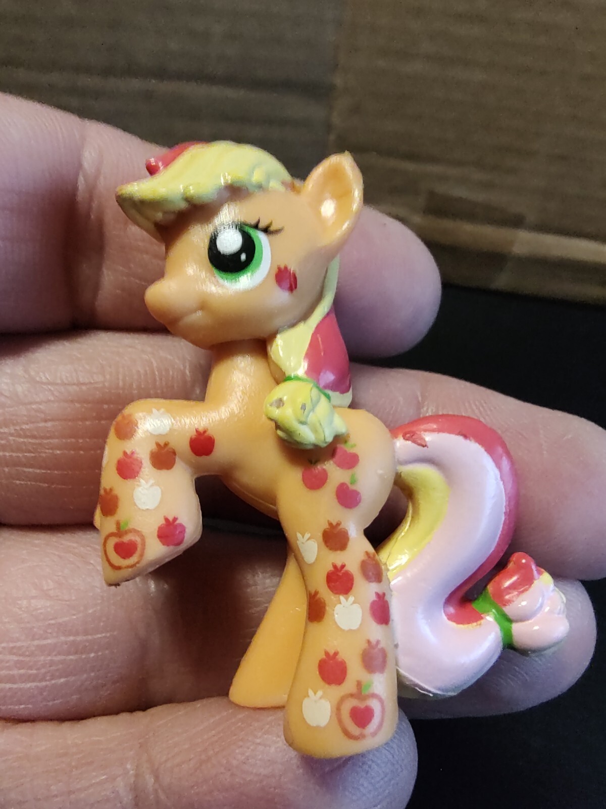My Little Pony Spa Pony Lotus Blossom/RAINBOWFIED APPLEJACK 2” BLING ...