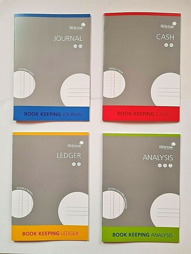 A4 ACCOUNTS BOOK KEEPING Journal Cash Ledger Analysis Accounting Books ...